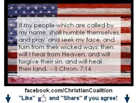 An American Flag With The Words If My People Which Are Called By My