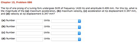 Solved Chapter Problem The Tip Of One Prong Of A Chegg Com