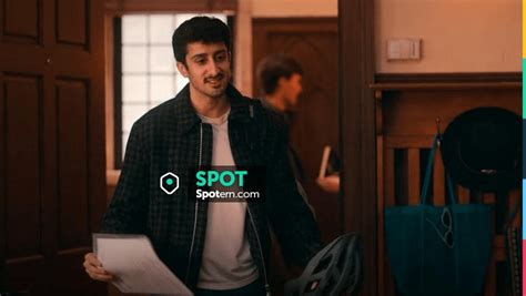 Allsaints Estrela British Harris Tweed Chaqueta En Carbón Usada Por