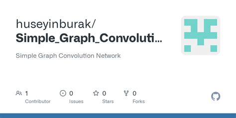 Github Huseyinburaksimplegraphconvolution Simple Graph