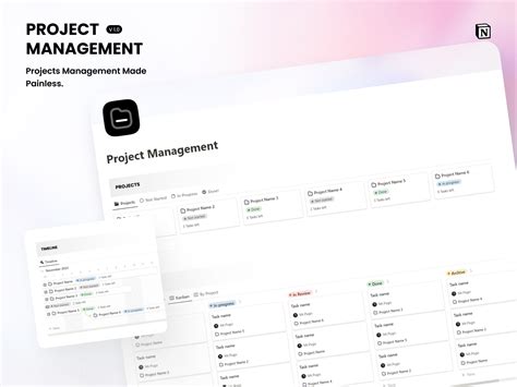 Free Notion Project Management Template Best Notion Templates For Everyone And Everything