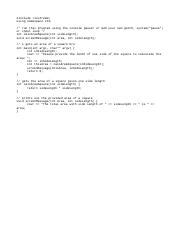 week3.cpp - #include iostream using namespace std /* run this program using the console pauser ...