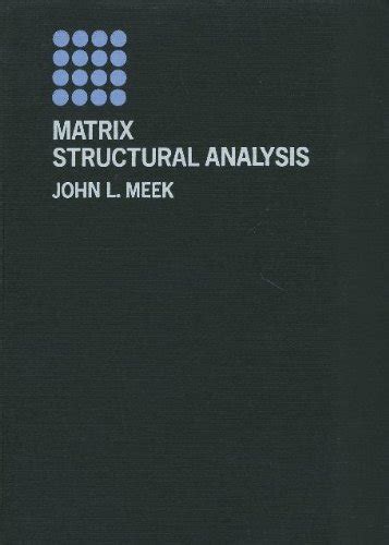 Matrix Structural Analysis 9780070413160 Meek J L Books