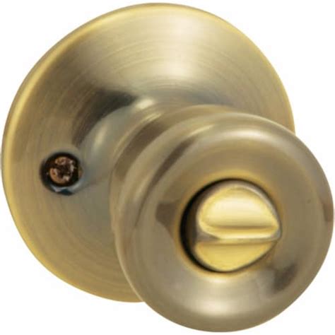 Steel Pro Antique Brass Bed And Bath Door Knob Tr810b 1 Kroger