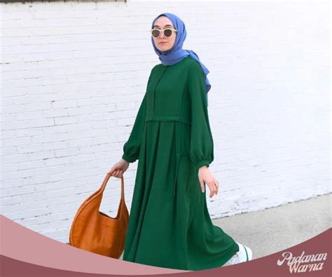Warna Tudung Yang Sesuai Untuk Baju Olive Green
