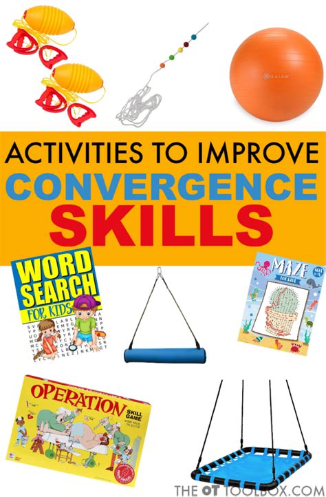 Activities To Improve Convergence Skills The Ot Toolbox