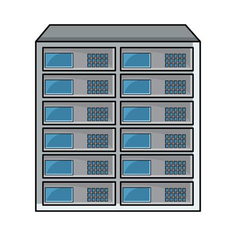 Illustration Of Supercomputer 56706570 Vector Art At Vecteezy