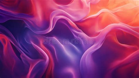 A Vibrant Fluid Gradient Of Red And Purple Forms A Flowing Frame With Soft Undulating Shapes
