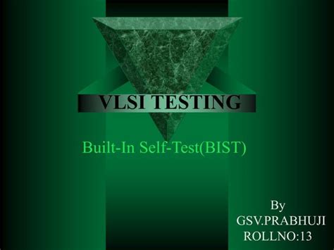 vlsi testing ppt