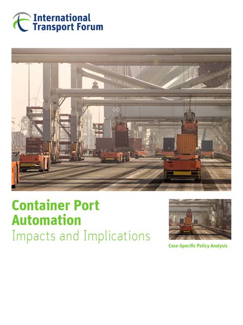 Container Port Automation Pdf Crane Machine Automation
