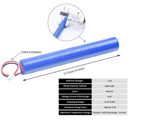 Icr18650 2s1p Li Ion Rechargeable Batteries 74v 1800 2000 2500mah