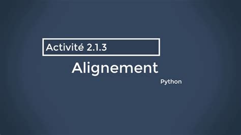 ics3u 2 1 3 alignement youtube