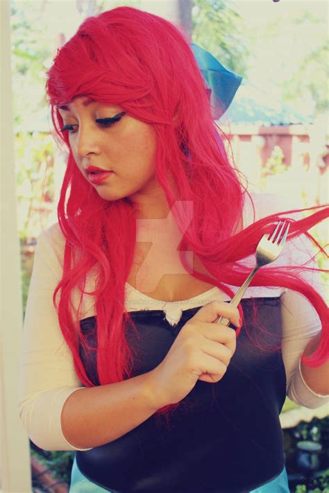 Ariel With Fork By Mesh Potatoes On Deviantart