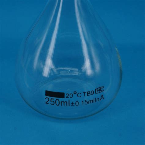 250ml Lab Volumetric Flask Class A G33 Borosilica Grandado