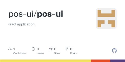 Github Pos Ui Pos Ui React Application