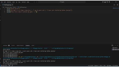 K M Ilmun Islam Alvi On Linkedin Python Vscode