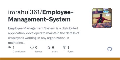 GitHub Imrahul Employee Management System Employee Management System Is A Distributed