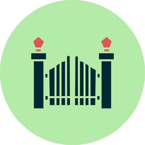 Gate Vector Icon 19619492 Vector Art At Vecteezy