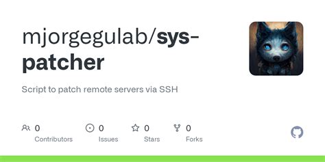 Github Mjorgegulabsys Patcher Script To Patch Remote Servers Throw Ssh