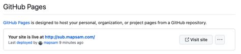 Subdomains With Github Pages