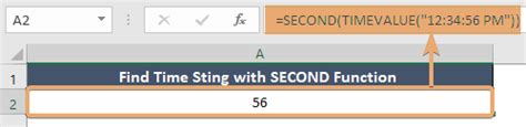 How To Use Second Function In Excel 3 Examples