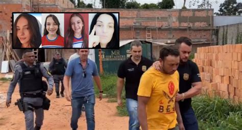 Pedreiro é preso após matar e estuprar mãe e suas três filhas Horror em Sorriso Mato Grosso