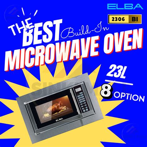 Elba Emo 2306bi Built In Microwave With Electric Oven Microwave Electric Oven Shopee Malaysia