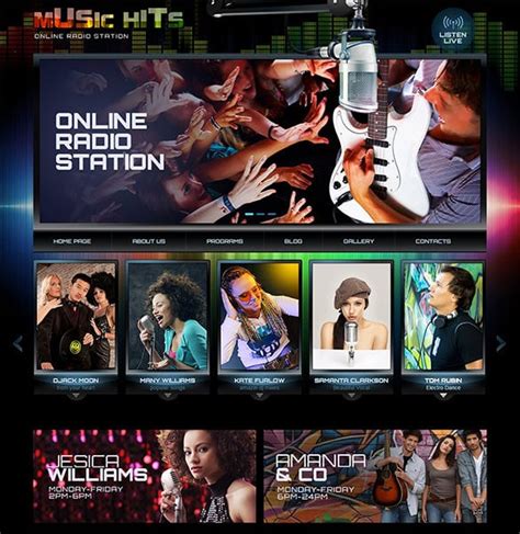 Radio Station Website Template