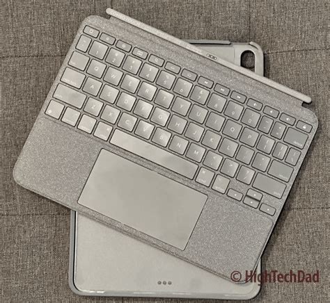 Logitech Combo Touch Keyboard Enables Near Laptop Experience On The Ipad Review Hightechdad