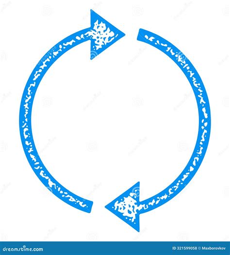 Blue Circular Arrows Vector Design Stock Vector Illustration Of Cycle Arrows