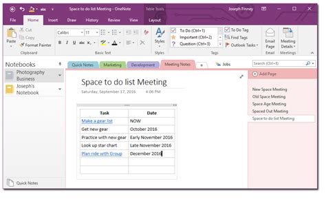 Leverage OneNote In Your Company By Using It To Manage Projects An Intro