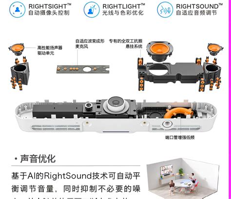 罗技（logitech）cc4500e商务高清视频会议摄像头 会议设备一体机 4k Usb免驱 5倍无损变焦 120度大广角
