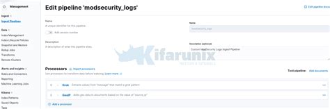 Create Custom Elk Ingest Pipeline For Custom Log Processing