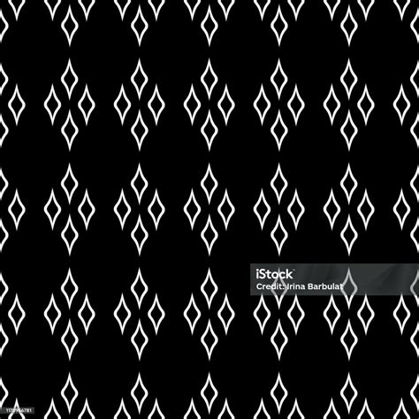 원활한 질감 기하학적 마름모의 패턴 흰색 타일 검은 배경에 고립 된 마름모 형태의 물결 모양의 선 광고 배경 화면 디자인 웹
