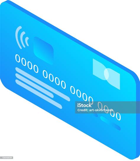 신용 카드 아이콘입니다 아이소메트릭 디자인입니다 3 차원 벡터 일러스트 0명에 대한 스톡 벡터 아트 및 기타 이미지 0명