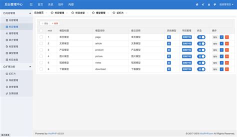Cms内容管理系统【v3标准版】 Hisiphp基于thinkphp和layui开发的通用后台管理框架