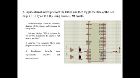 Solved Input External Interrupts From The Button And Then Chegg