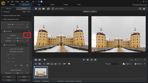 How To Correct Perspective Distortion Of Your Image PhotoDirector Photo Editing Editing Tutorial