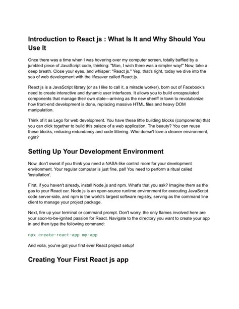 Ppt Introduction To React Js What Is It And Why Should You Use It