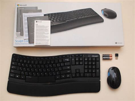 Комплект клавиатура и мышь Microsoft Wireless Sculpt Comfort Desktop ...