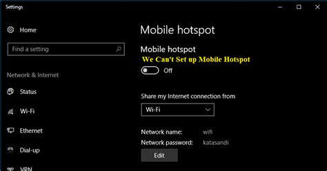 Cara Mengatasi We Can T Set Up Mobile Hotspot Pada Windows Go Blogger JPR