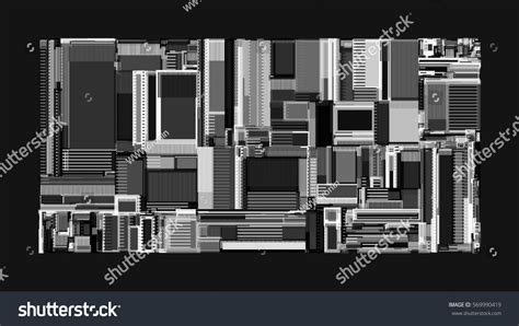 Vector Illustration Complex Geometric Pattern Reminiscent Stock Vector