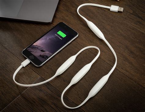 This Charging Cable Actually Houses A Slim Built In Power Bank
