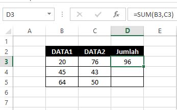 Cara Excel SUM Sangat Bermanfaat