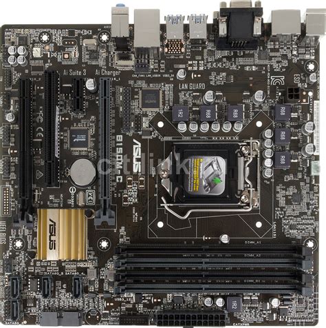 Характеристики Материнская плата ASUS B150M-C, LGA 1151, Intel B150 ...