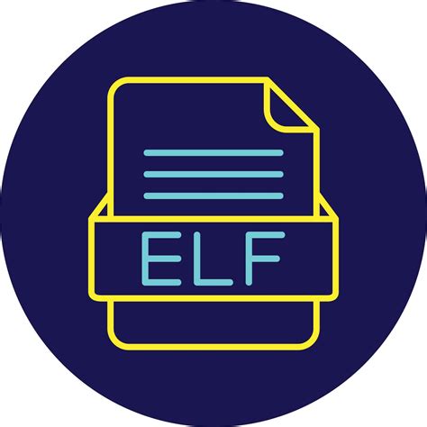ELF File Format Vector Icon 29927900 Vector Art At Vecteezy