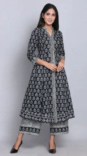 Printed A Line Kurta Set At ₹ 162500 A Line Kurti Id 2851535107188