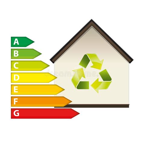 Ecological Energy Efficiency Classe Stock Illustration Illustration