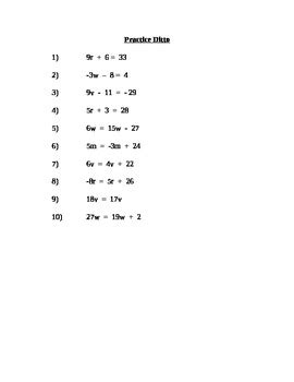 Solving Simple Equations By Tom T Teachers Pay Teachers