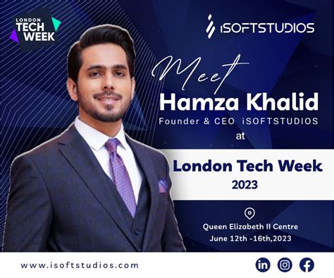 hamza khalid on linkedin londontechweek londontech london tech